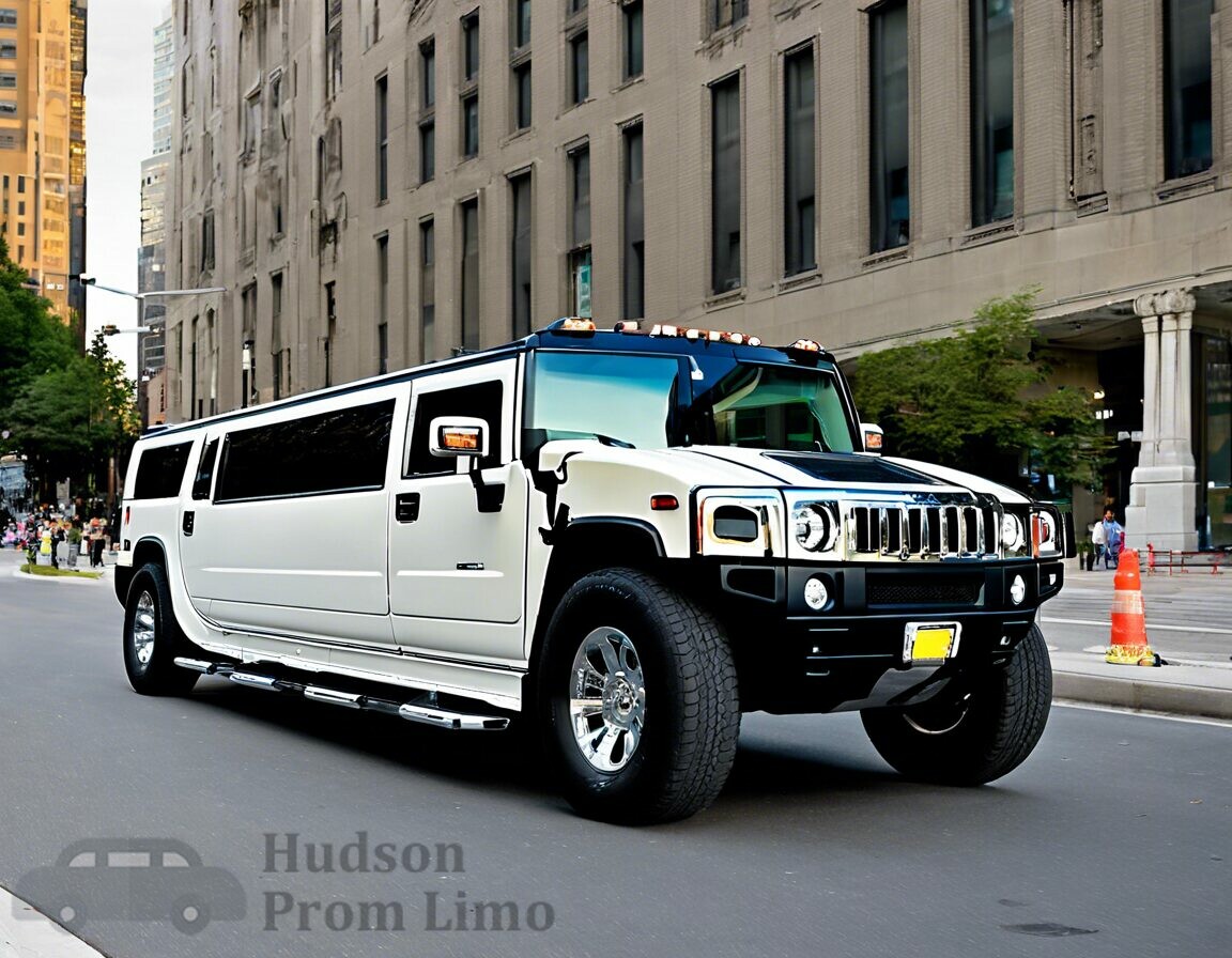 Hummer H2 White - Hudson Limo Service